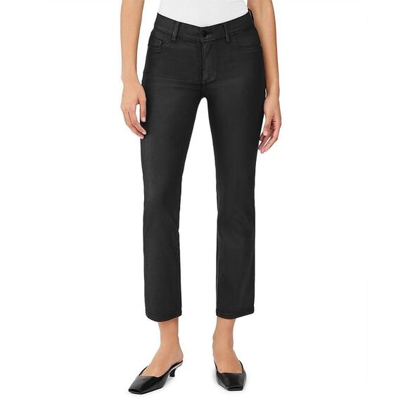 DL1961 | Jeans | Dl961 Womens Mara Black Midrise Cropped Ankle Straight ...